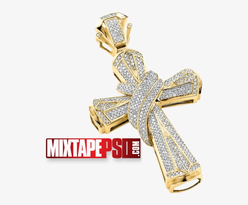 Download Share This Image - Men Gold Diamond Cross Pendant ...