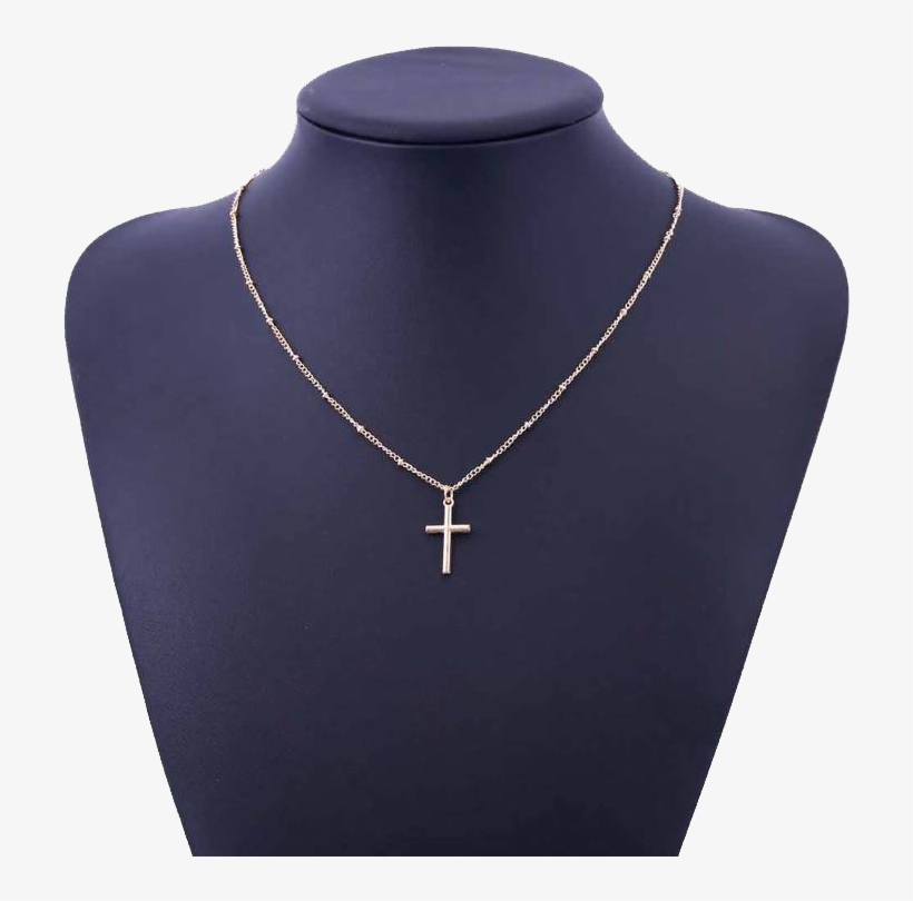 Small Rose Gold Cross - Women's Gold Or Silver Plated Simple Small Tiny ...