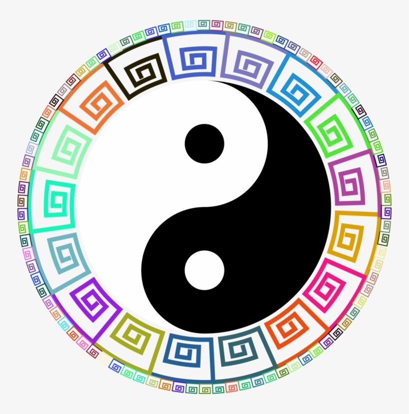 Yin And Yang Computer Icons Vivo V5s Binary Code Symbol - Schwarz-weiße ...