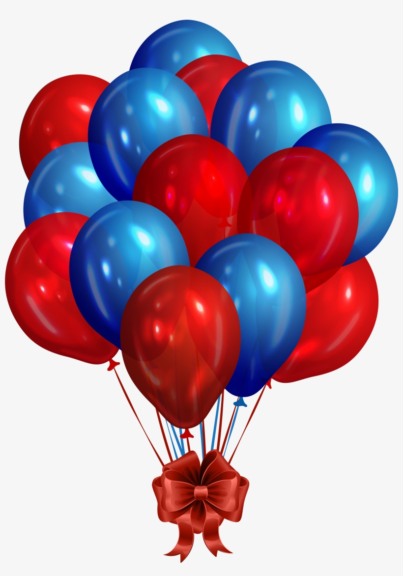 Blue And Red Balloons PNG Image | Transparent PNG Free Download on SeekPNG