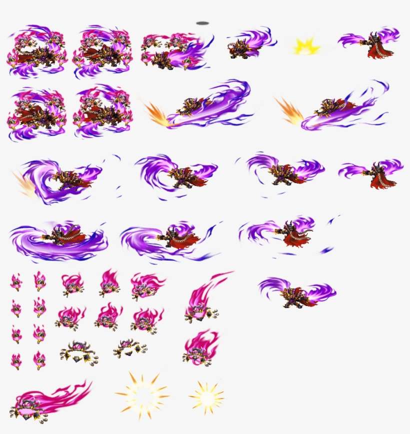 Brave Frontier Dark Sprite Sheets - Brave Frontier Sprite PNG Image ...