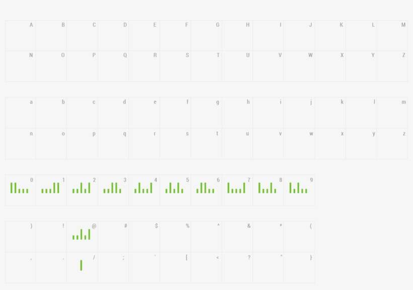 Font Usps Bar Code Preview - Number PNG Image | Transparent PNG Free ...