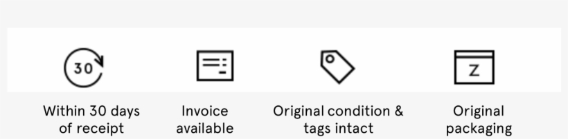 Returns Can Be Made Through Our Online Returns Form - Sign PNG Image ...