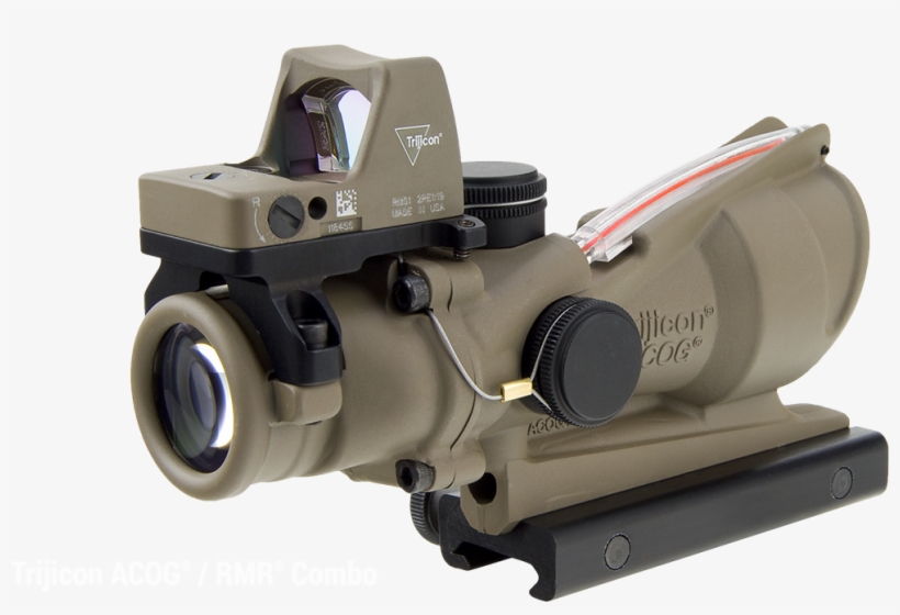 Trijicon Acog / Rmr Combo - Fde Acog With Rmr PNG Image | Transparent ...