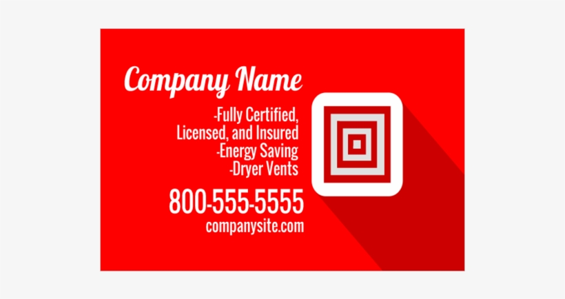 Air Duct Cleaning Magnetic Sign With Square Air Vent - Personal Trainer ...