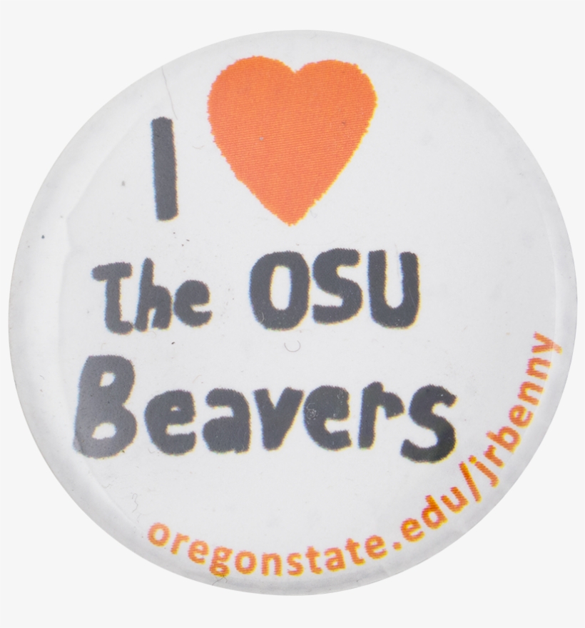 I Heart The Osu Beavers I ♥ Buttons Button Museum - Heart PNG Image ...