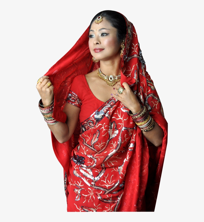 Indian Saree Transparent Background PNG Image | Transparent PNG Free ...