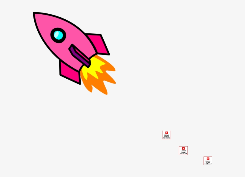 Pink Rocket Clip Art - Clip Art Space Ship PNG Image | Transparent PNG ...