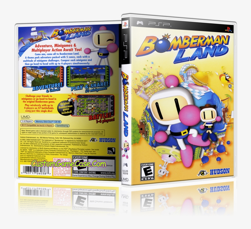 Sony Playstation Portable Psp - Bomberman Land PNG Image | Transparent ...