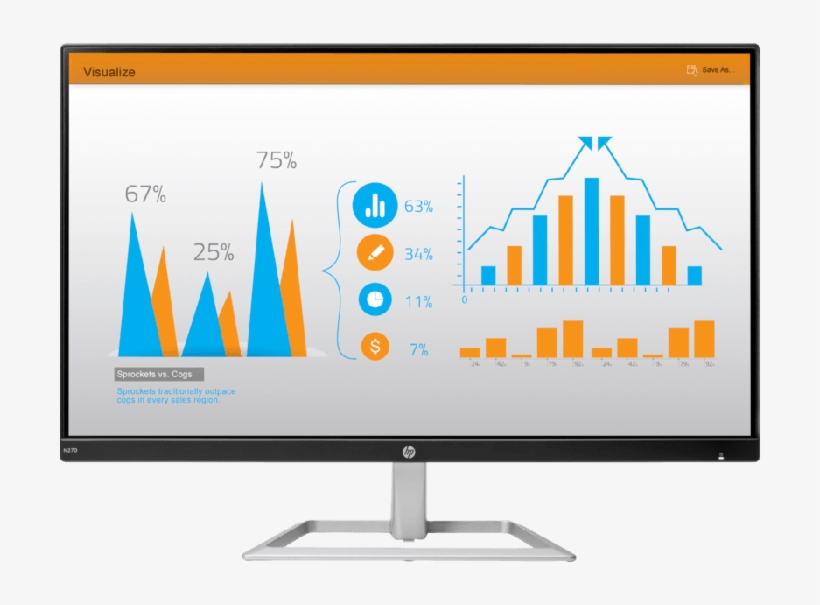 Hp N270 27 Inch Monitor PNG Image | Transparent PNG Free Download on ...