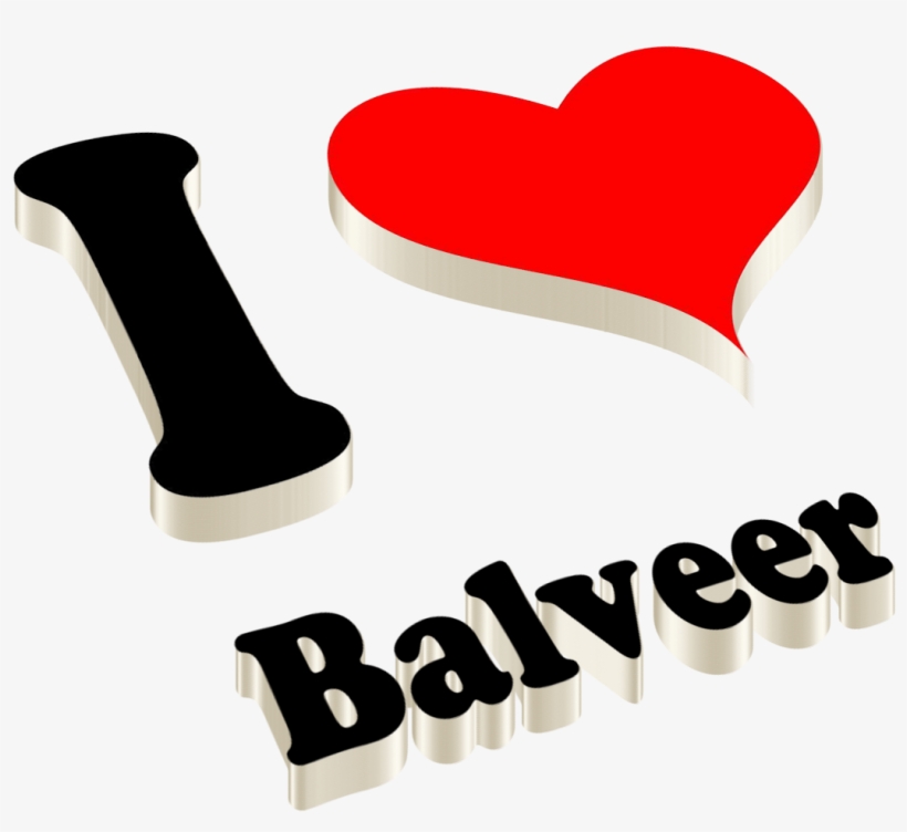 Download Balveer Name Logo Png - Heart | Transparent PNG Download | SeekPNG