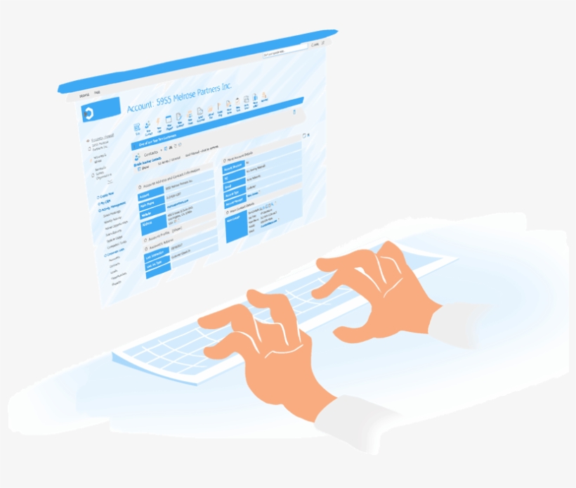 Sharepoint Crm In Sharepoint Flex Account Page - Computer Monitor PNG ...