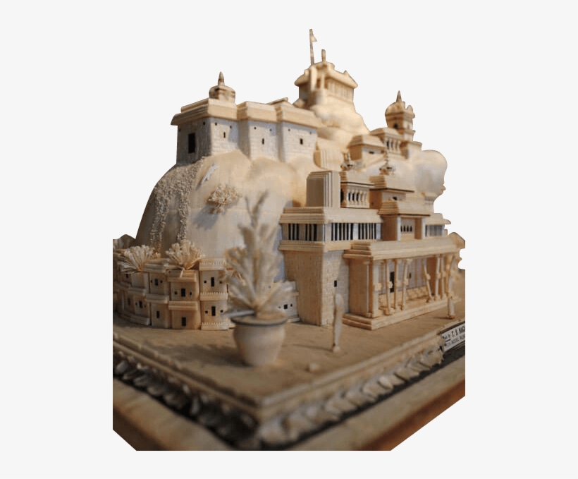 19th Century Model Of A Indian Temple - Scale Model PNG Image ...