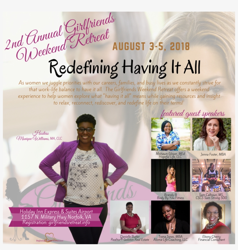 Girlfriends Weekend Retreat 2018 - Girl PNG Image | Transparent PNG ...