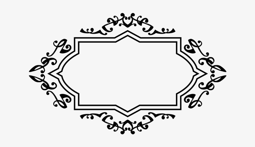 Decorative Border Clipart Label - Decorative Label Jpg PNG Image ...