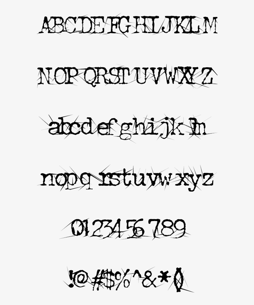 Download Freaky Confused Root Example - Pecita Font | Transparent PNG ...