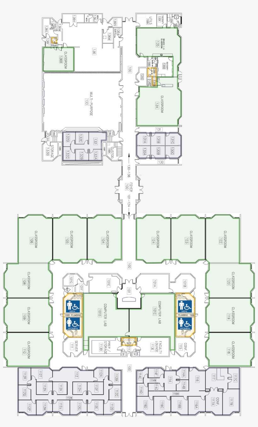 Mckay Education Building Accessibility Transparent - Uvu Classroom ...