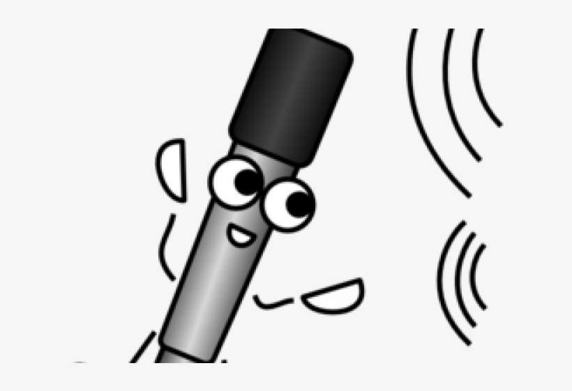 Microphone Clipart Sound Mike - Schallwellen Comic PNG Image ...