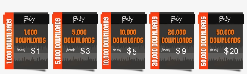 Buy Soundcloud Downloads - Buy Packages PNG Image | Transparent PNG ...