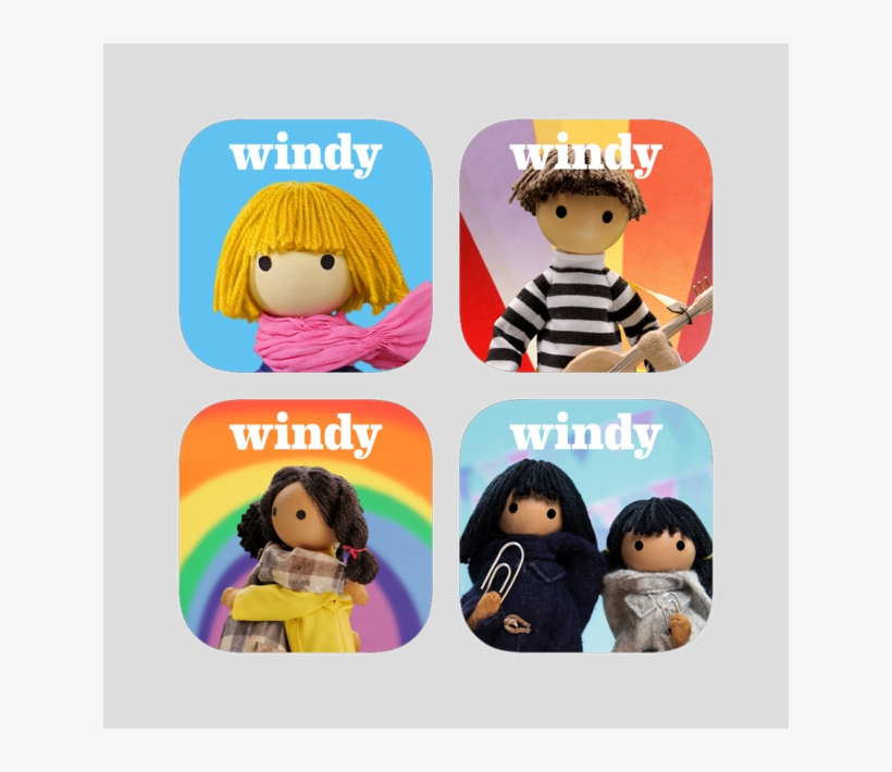Windy & Friends - Cartoon PNG Image | Transparent PNG Free Download on ...