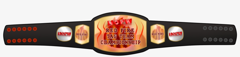 Nopw Red Fire Tag Team Championship PNG Image | Transparent PNG Free ...