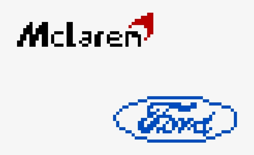 Download Car Logo - Pixel Art Ford Logo | Transparent PNG Download ...