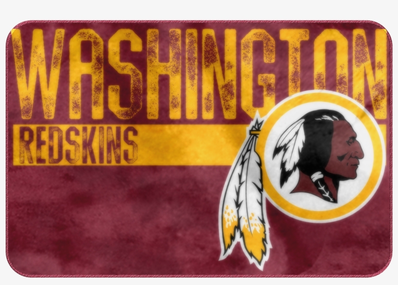 20" X 30" Worn Out Printed Foam Mat - Washington Redskins PNG Image ...