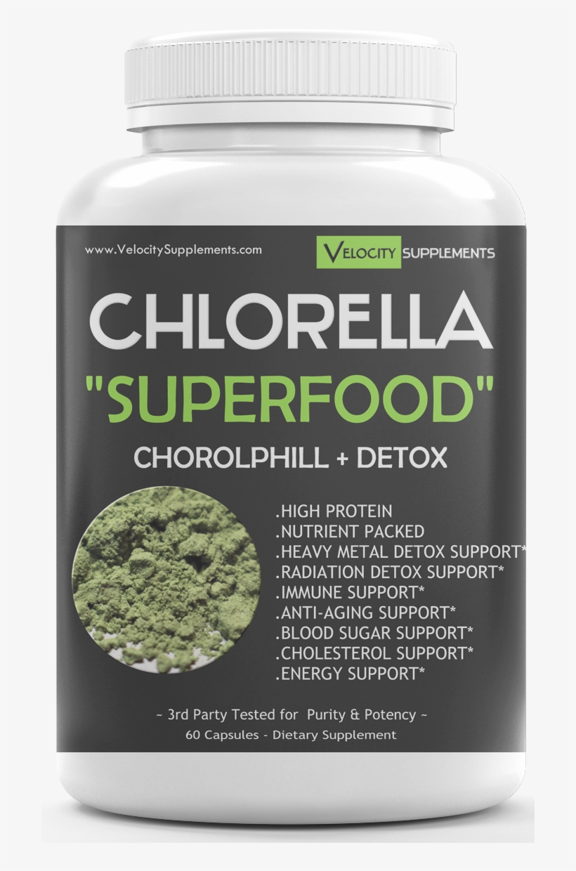 Chlorella Supplement Broken Wall Chlorella Detox - Broccoli PNG Image ...