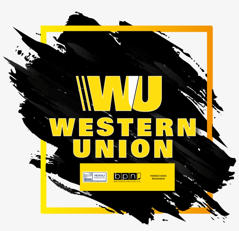 Download Western Union Bi̇ze Ulaşin - Poster | Transparent PNG Download ...