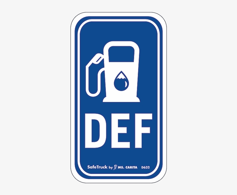 Def With Gas Pump - Diesel Exhaust Fluid Logo PNG Image | Transparent ...