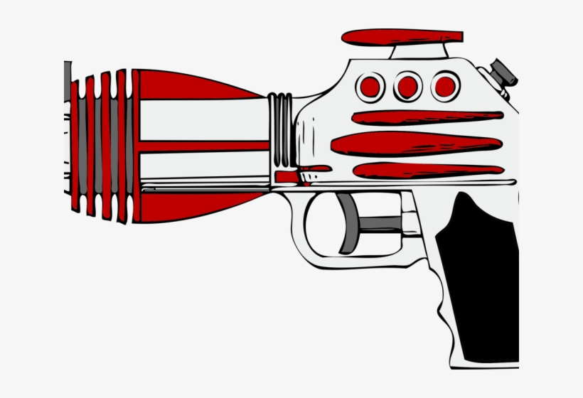 Toy Clipart Gun - Cartoon Ray Gun PNG Image | Transparent PNG Free ...
