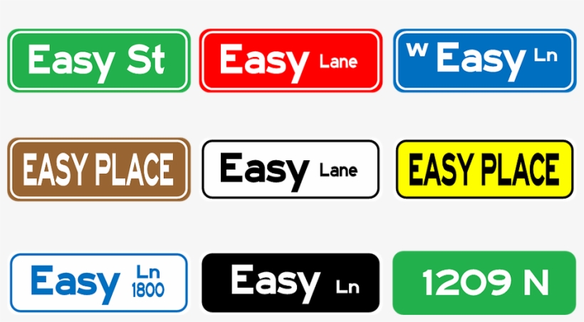 Steet Signs - Graphics PNG Image | Transparent PNG Free Download on SeekPNG