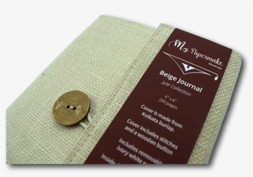 Burlap Jute Journal Beige - Button PNG Image | Transparent PNG Free ...