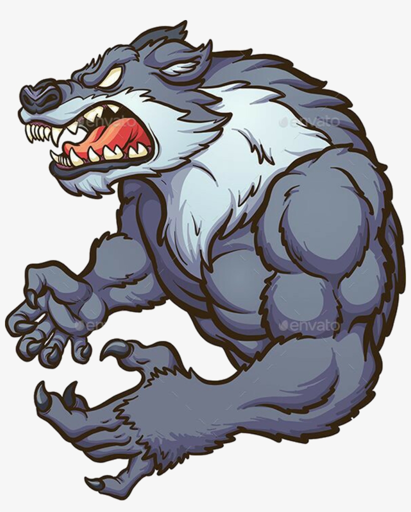 Angry Wolf Vector Png
