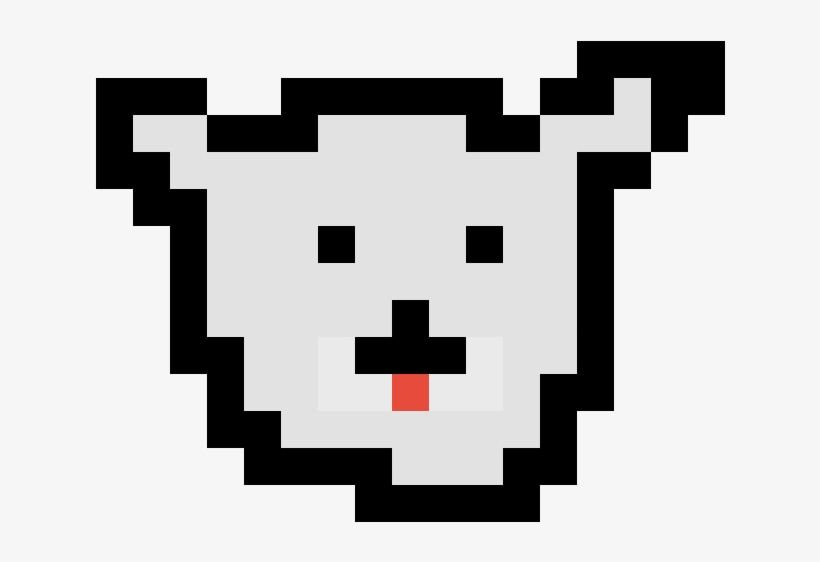 Dog Head - 8 Bit Paper PNG Image | Transparent PNG Free Download on SeekPNG