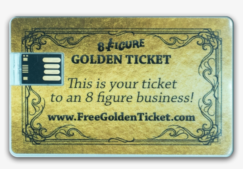 Plug The Golden Ticket Usb Drive Into Your Computer - Diploma PNG Image ...