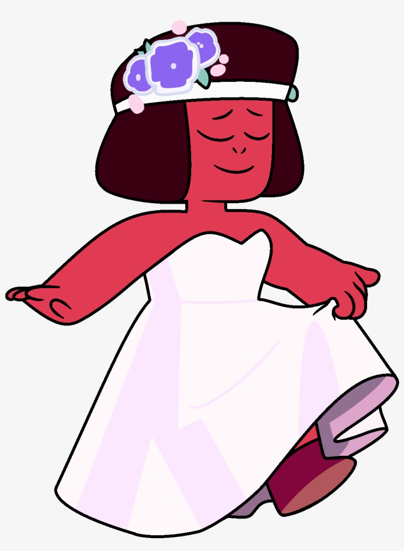 Su Ruby Wedding Dress 2 - Ruby Steven Universe Wedding PNG Image ...