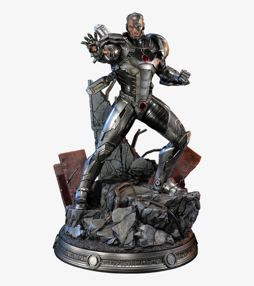 Cyborg Statue - Dc Comics Statues PNG Image | Transparent PNG Free ...