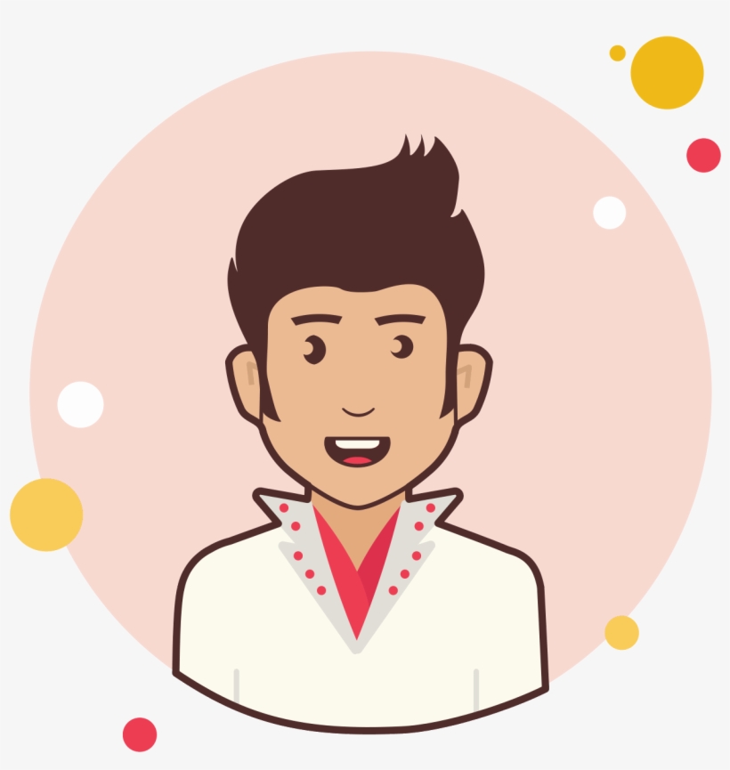 Elvis Presley Icon Free Download And Vector Png Elvis - Cartoon PNG ...