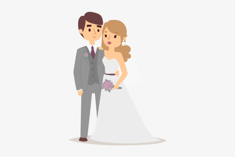 Future Weddings - Couple Vector Illustration PNG Image | Transparent ...