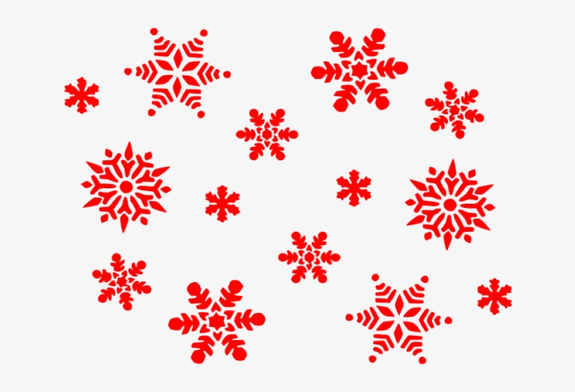 Red Snowflake Clip Art