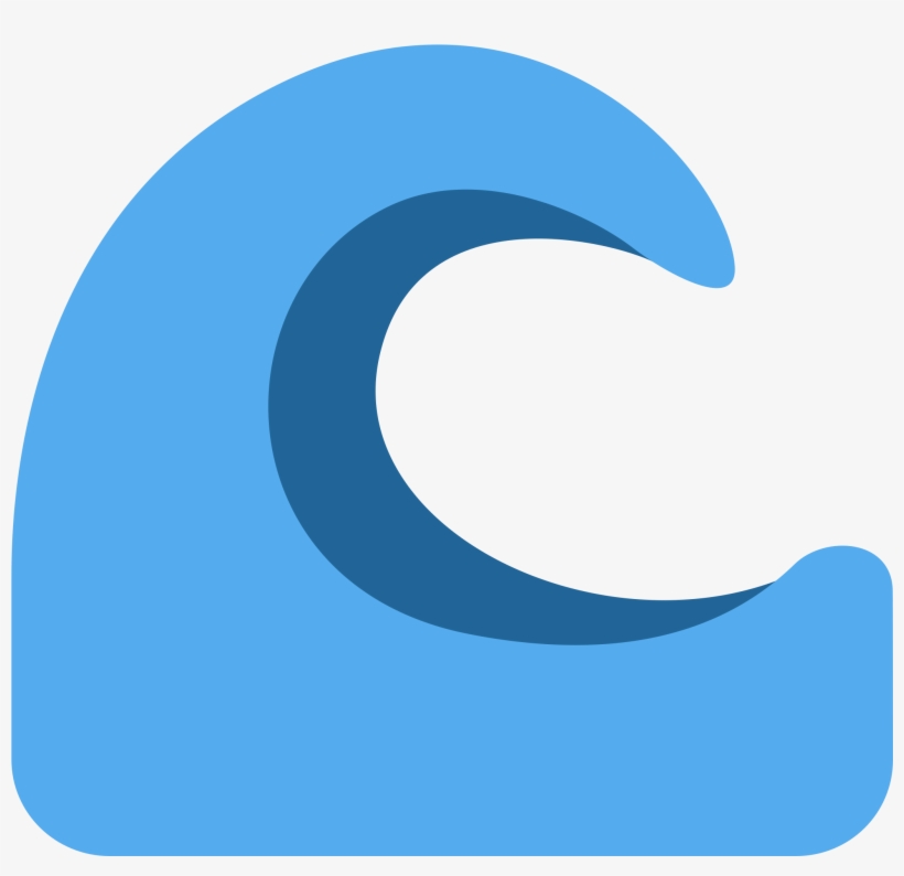 Download Water Wave Sticker By Twitterverified Account - Blue Wave Icon ...