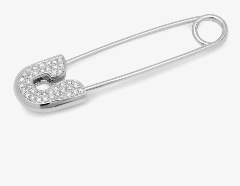 Safety Pin Transparent Image - White Gold Safety Pin PNG Image ...