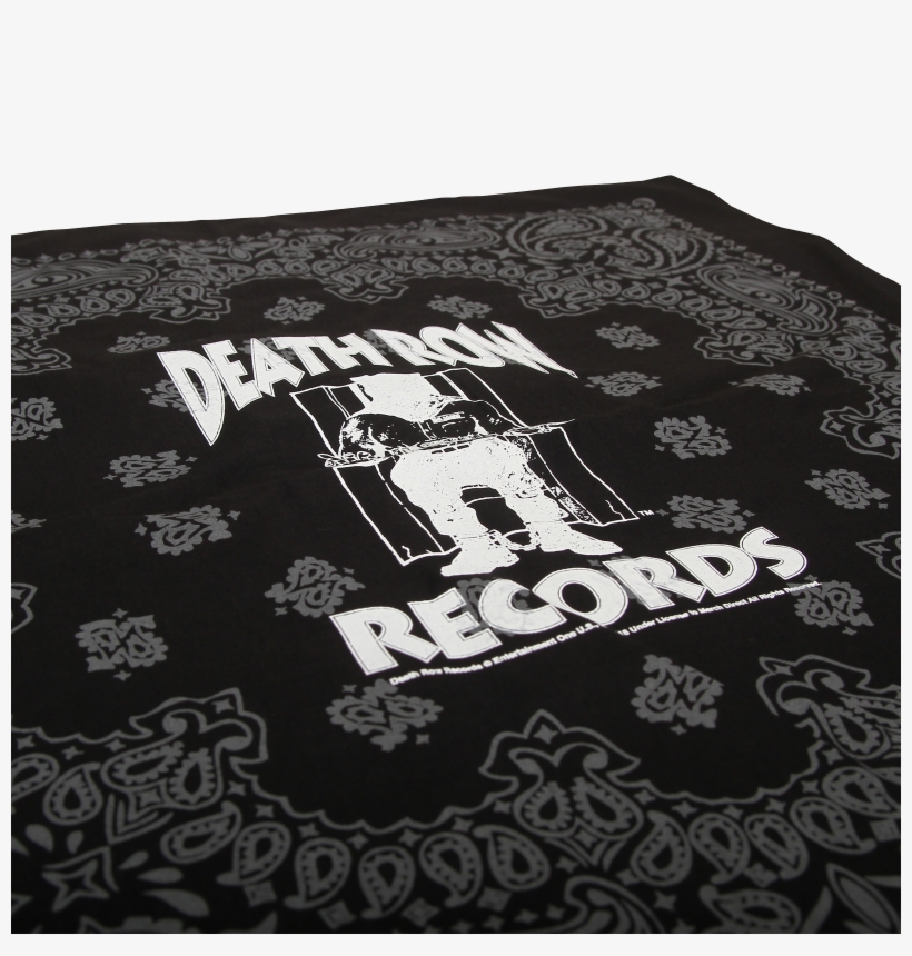 Download Death Row Records Logo Black Bandana $10 | Transparent PNG ...