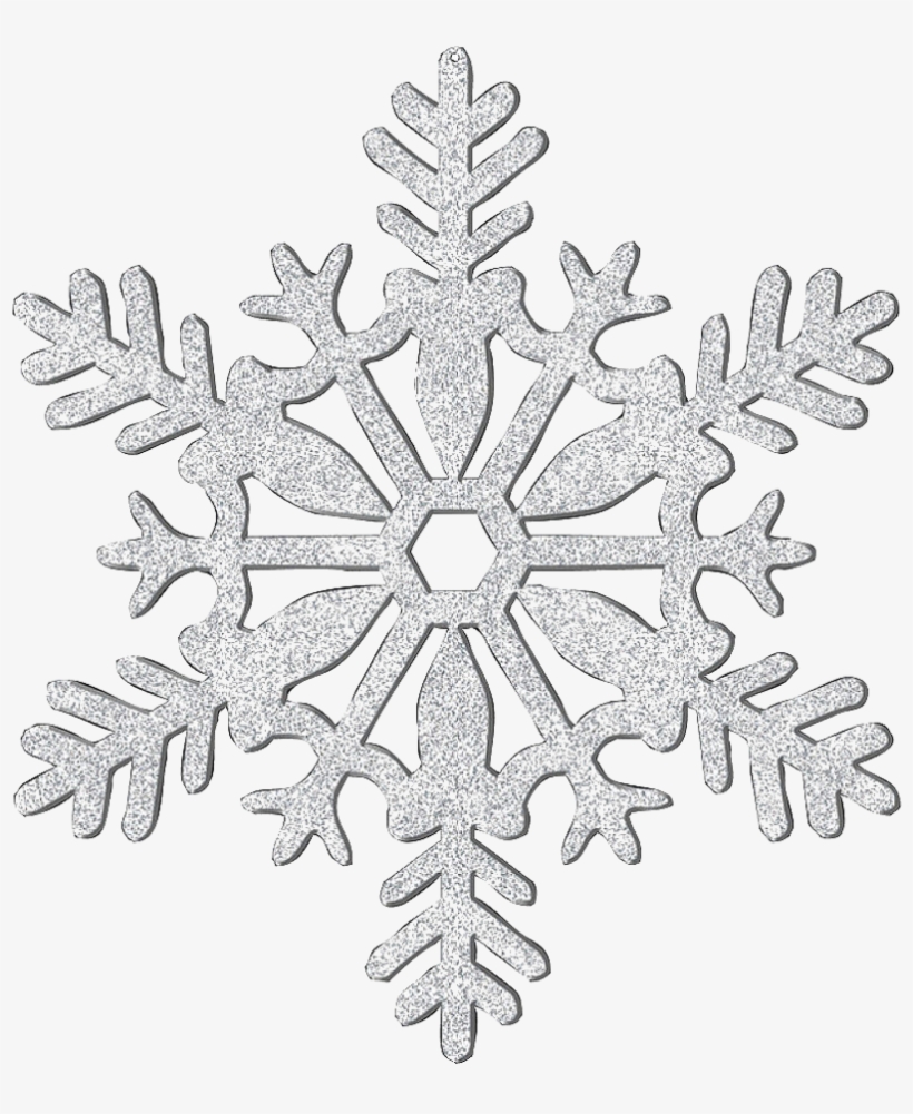 Snowflake Glitter Silver Snow Winter Freetoedit - Glitter Snowflake PNG ...