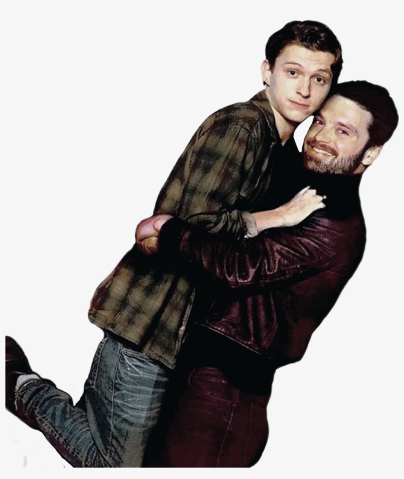 Tomholland Sticker - Bucky Barnes And Peter Parker PNG Image ...
