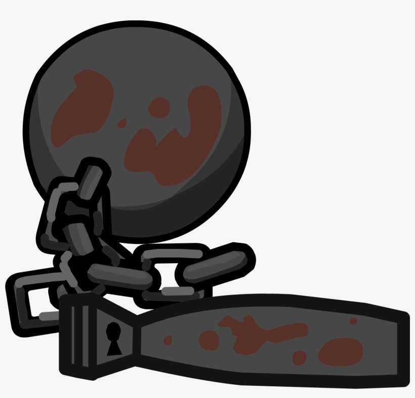 Ball And Chain - Club Penguin Chains PNG Image | Transparent PNG Free ...