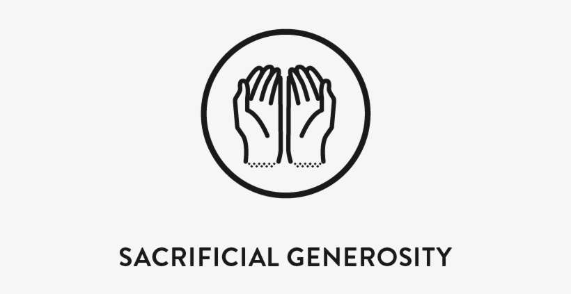 Transparent Sacrificial Generosity Icon - Line Art PNG Image ...