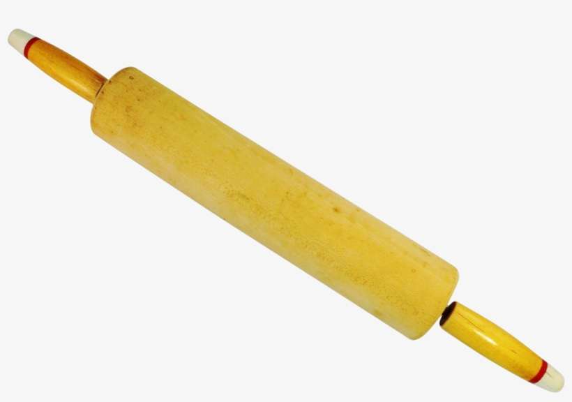 Vintage Maple Rolling Pin, Off White With Red Stripe - Mlp Pencil Cutie ...
