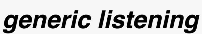 Download Generic Listening-logo Format=1500w | Transparent PNG Download ...
